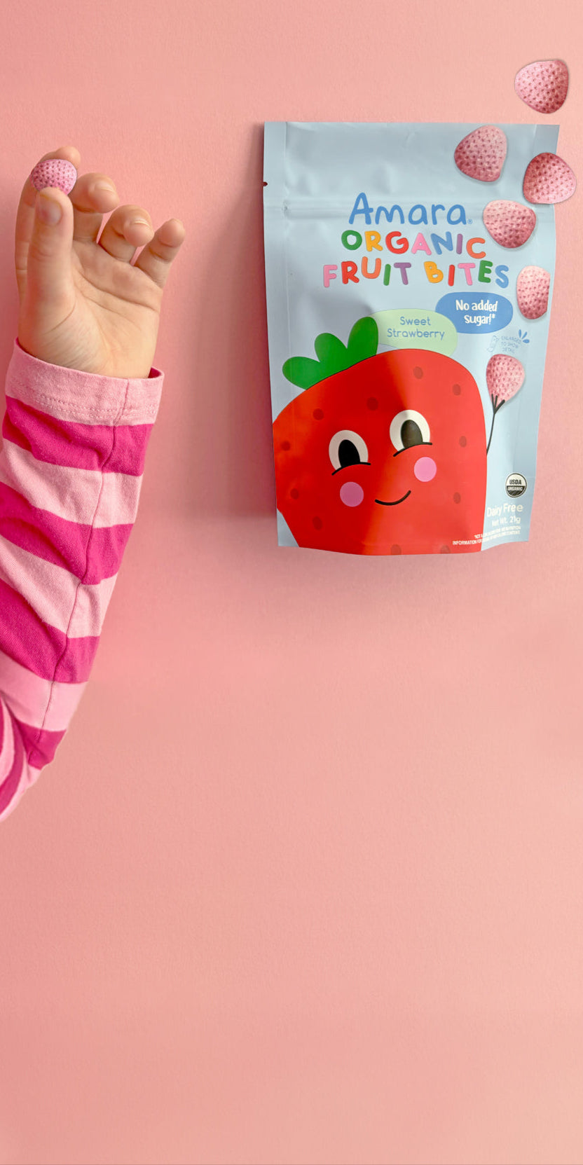 Amara | Yogurt Smoothie Melts | Organic Baby Food | Toddler Snacks