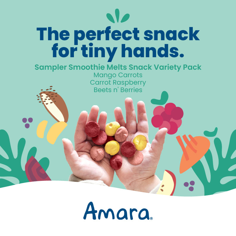 Sampler Smoothie Melts Snack Variety Pack - Amara Organic Foods