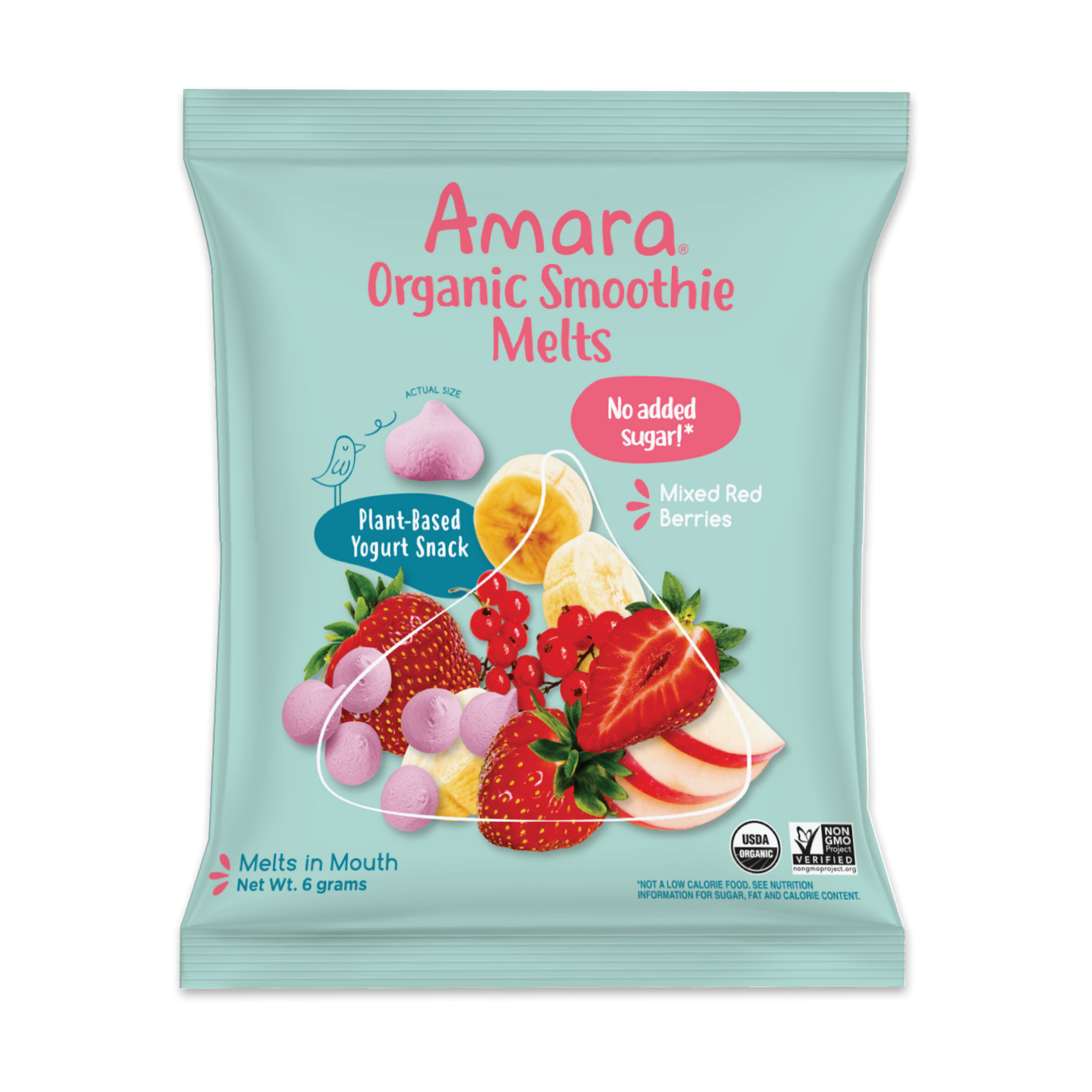 Single Serve Mixed Red Berries, 20ct - Amara Organic Foods