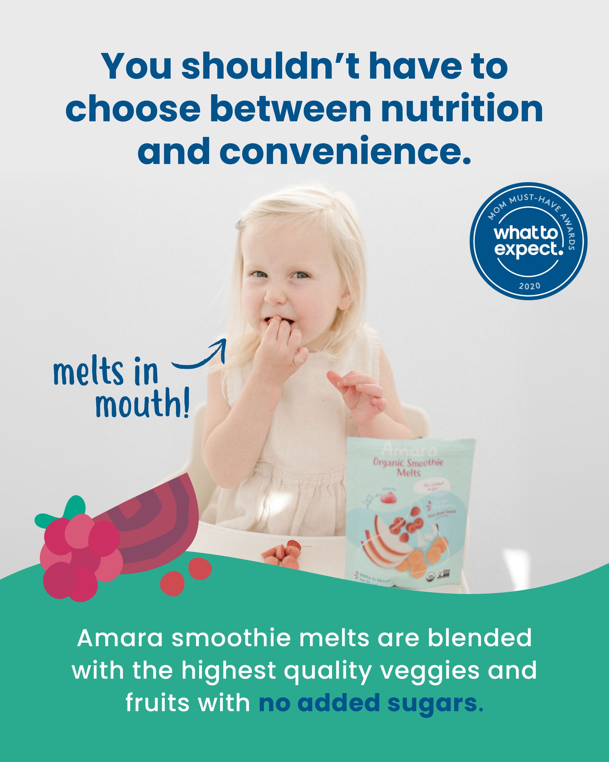 Sampler Smoothie Melts Snack Variety Pack - Amara Organic Foods