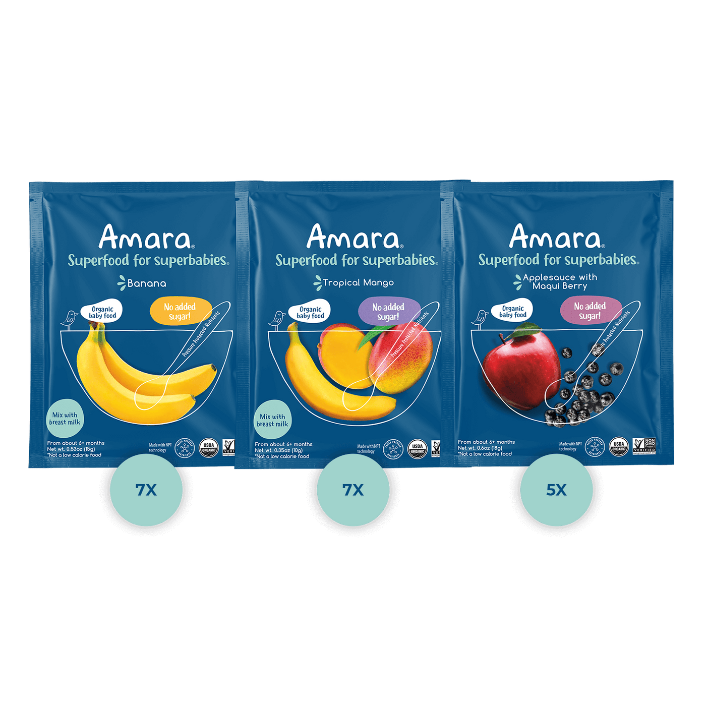 5-7 Months - Amara Organic Foods