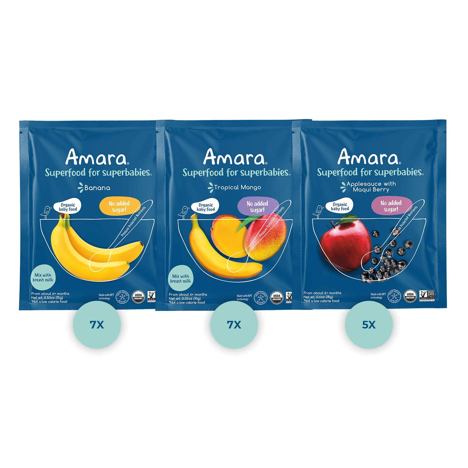 5-7 Months - Amara Organic Foods